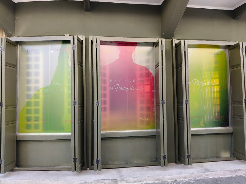 Commercial Decorating Glass stickers, opaque, translucent