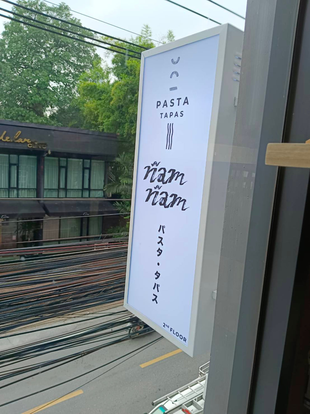 Metal Lightbox Stand Printed Backlit Sticker on Translucent Acrylic ...