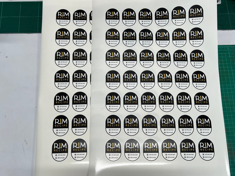 ปริ้นสติ๊กเกอร์ พิมพ์สติ๊กเกอร์ สติ้กเกอร์สินค้า สติ๊กเกอร์ PP Gloss