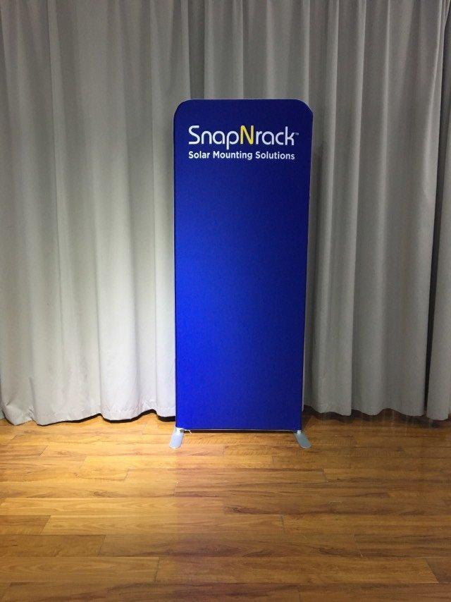 Fabric Ad Stand | Advertising Fabric Banner with Stand