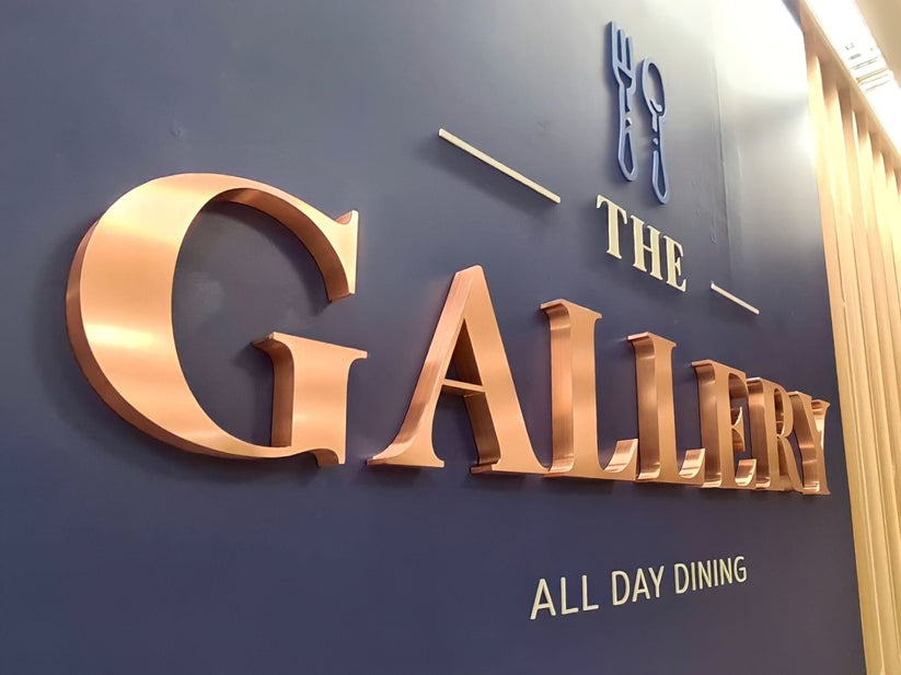 Shop name signs, shop logos | LED light signs, metal letters, acrylic ...