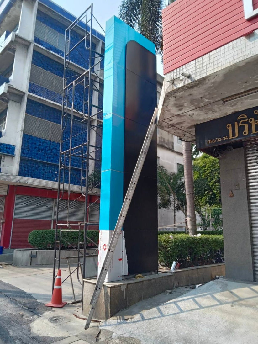 Tower sign, Pole Sign, Pylon sign | Signage Maker in Thailand