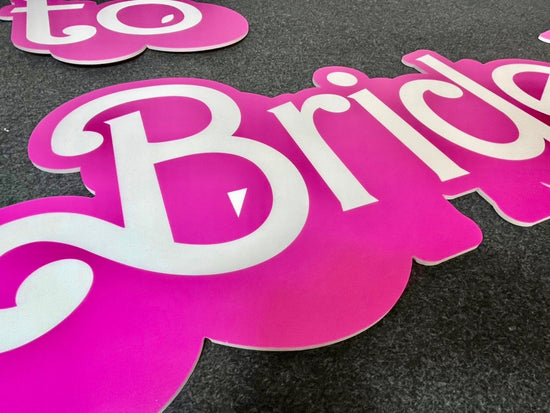 Die-cut foam board letters – Octopus Media Solutions