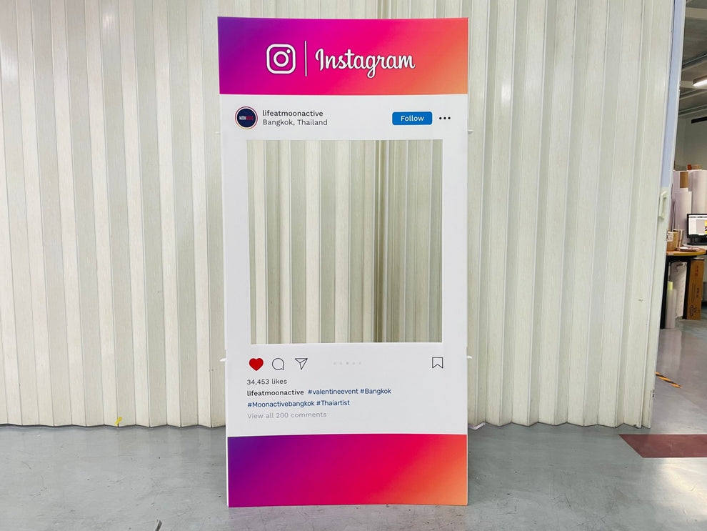 กรอบ IG ป้าย Instagram | OUTOPUS MEDIA SOLUTIONS